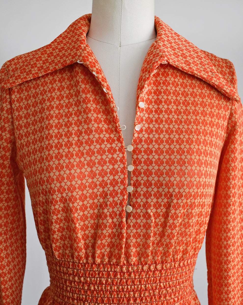 Vintage 1960s Orange Mod Mini Micro Dress | xs/small – Rust Belt Threads